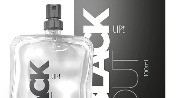 Perfume UP! Essência BlackOut Masculino - Masculino 100ml - 212 VIP Black